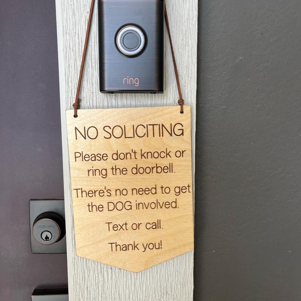 Double Sided Hanging Door Sign Welcome in Session Wooden Sign for ...