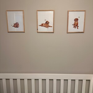 Labrador Retriever Print, Puppy Nursery Art, Dog Nursery Wall Art, Kid ...