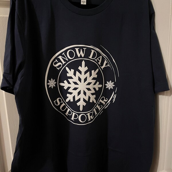 Snow Day Supporter - PNG & SVG, Snow Day Shirt, Christmas Svg ...