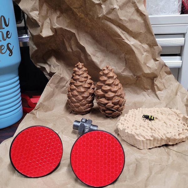 Reflector 3d Printed Geocache With Log - Ready to Be Hidden! - Etsy