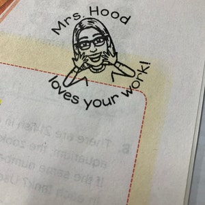 Custom Bitmoji Stamps,teacher Bitmoji Gifts,personalized Logo Stamps ...