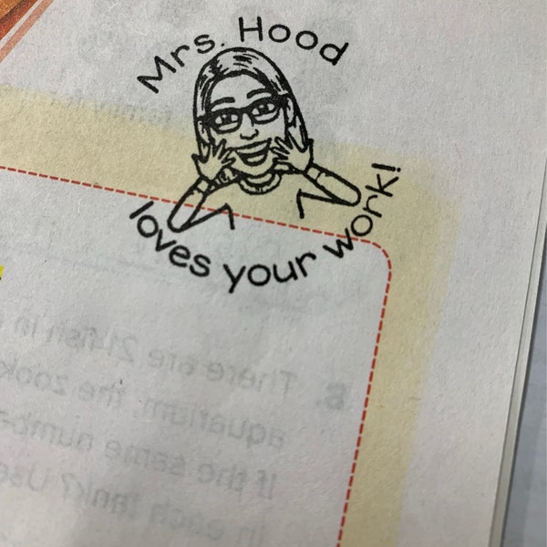 Custom Bitmoji Stamps,teacher Bitmoji Gifts,personalized Logo Stamps ...