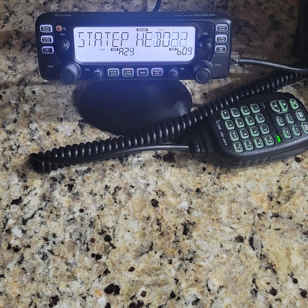 3D Printed Icom IC-2730 Desk Stand IC2730A Transceiver Ham Radio ...