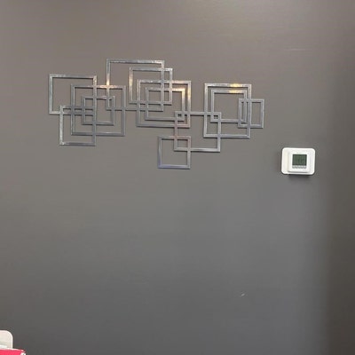 Metal Optical Illusion Decor Metal Wall Art Optical İllusion Wall Art ...