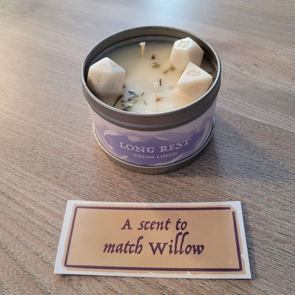 Long Rest Candle / DND Candle / D&D Candle / Dnd Gift / Soy Candle ...