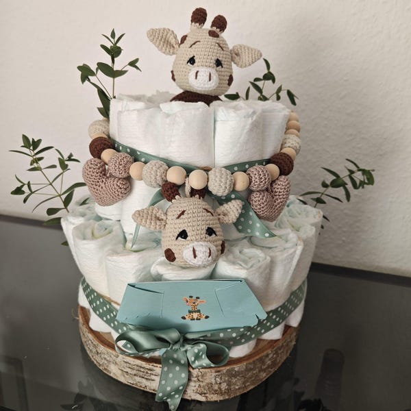 Giraffe Set Consisting of Stroller Chain, Cuddly Toy, Maxi-cosi Chain ...