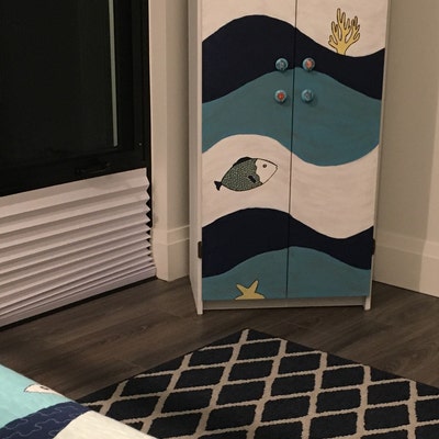 Under the Sea LARGE Knobs Underwater Knobs Mermaid Drawer Pulls / Dresser Knobs Baby Girl ...