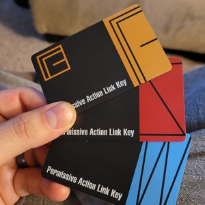 Metal Gear Solid : Permissive Action Link Key Card PAL Set - Etsy