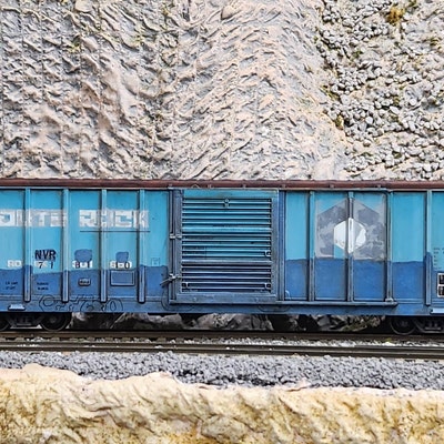 HO Scale Weathered Athearn Genesis Burlington Northern 50 PC&F Box Car ...