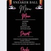 Editable Sneaker Ball Menu Card Sneaker Gala Dinner and - Etsy