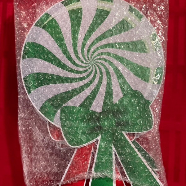 Christmas Peppermint Yard Sign Cutouts, Christmas Candy Theme ...