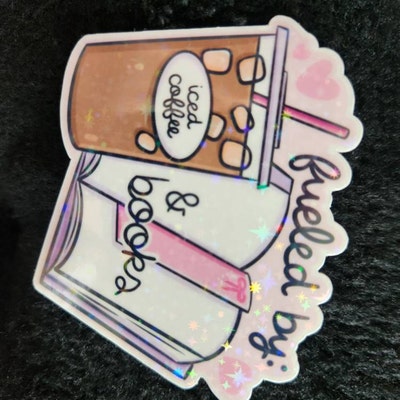 BRB Getting Iced Coffee Alien Iced Cofee Run Vinyl Sticker Waterbottle ...