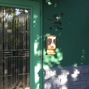 Script Address Sign Metalscript House Numberscustom House | Etsy