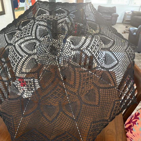CROCHET PATTERN Pineapple Lace Parasol - Etsy