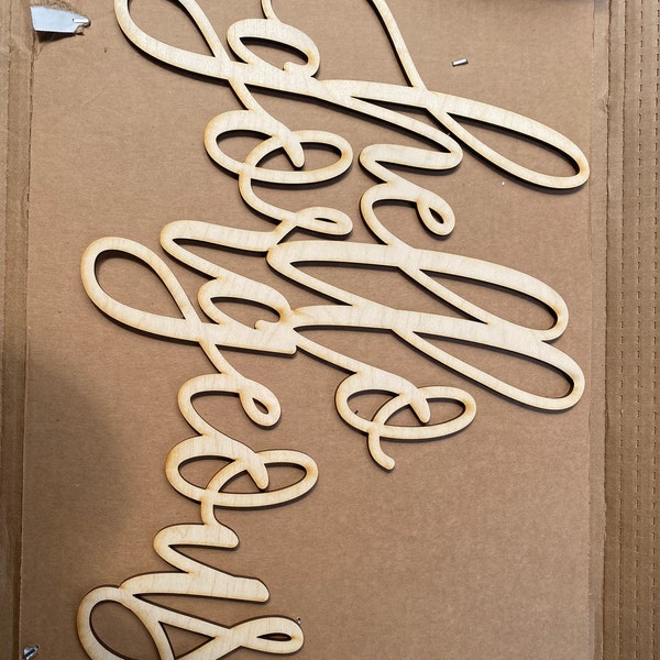 Hello Gorgeous Script Wood Sign - Wood Sign Art, Wooden Sign, Laser Cut ...