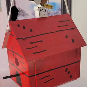 Snoopy Woodstock Birdhouse Dog House Peanuts Charlie Brown | Etsy