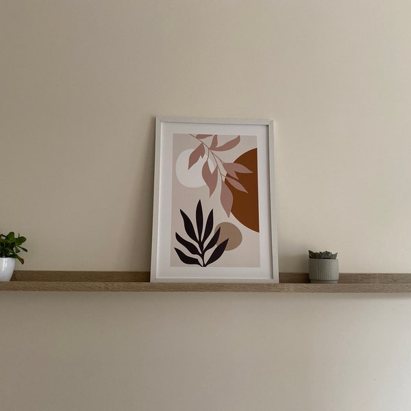 Leaf Wall Art Set, Botanical Wall Art Set, Leaf Prints, Wall Art Set ...