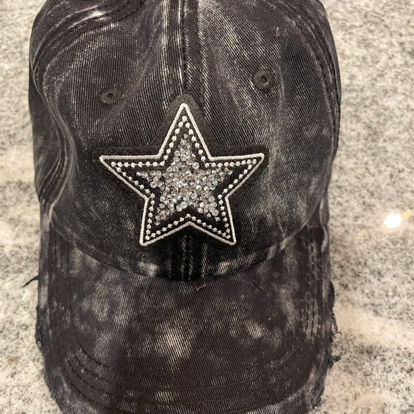 Crushed Crystal Star Embroidered Patch — Iron On - Etsy