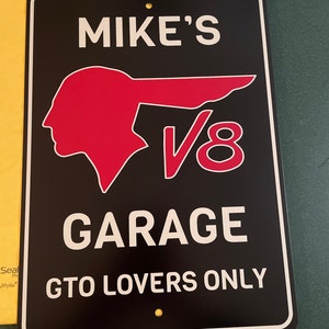 Pontiac GTO Sign GTO Logo Sign Custom Sign for GTO Owner | Etsy