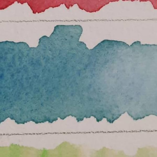 Handmade Blue Mist Granulating Watercolor - Etsy
