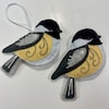 Chickadee Sewing Pattern PDF - Backyard Bird Stuffed Ornament - Felt ...