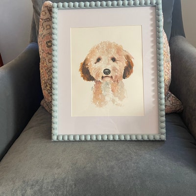 Glossy Beaded Bobbin Picture Frame Lacquered Bobbin Frame Painted ...