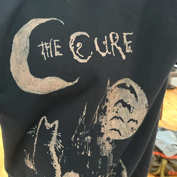 The Cure Cat Tee, 90s Alt Indie Rock, Unisex Shirt, Music Gifts, Cat ...