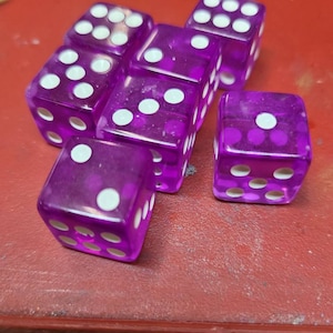 Winter Ice 7 Piece Dice Set - Etsy