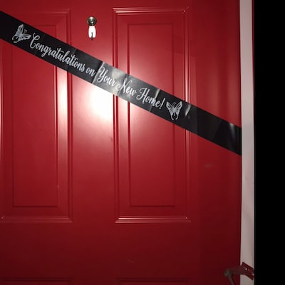 Personalized Welcome Home Door Sash Housewarming Real Estate Agents Buy ...