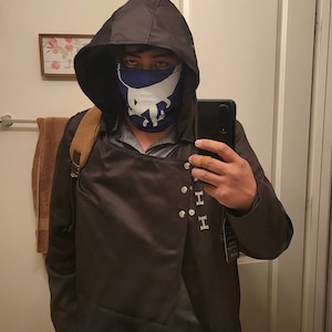 Handmade Red Moto Style Jacket With White Patches - Etsy