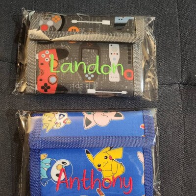 Personalized Girls Wallet, Girls First Wallet, Girls Wallet With Coin ...