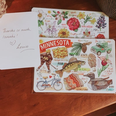 Minnesota State Postcard. - Etsy