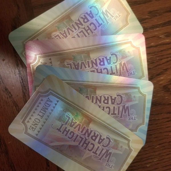 Holographic Carnival Tickets for the Wild Beyond the Witchlight - Etsy