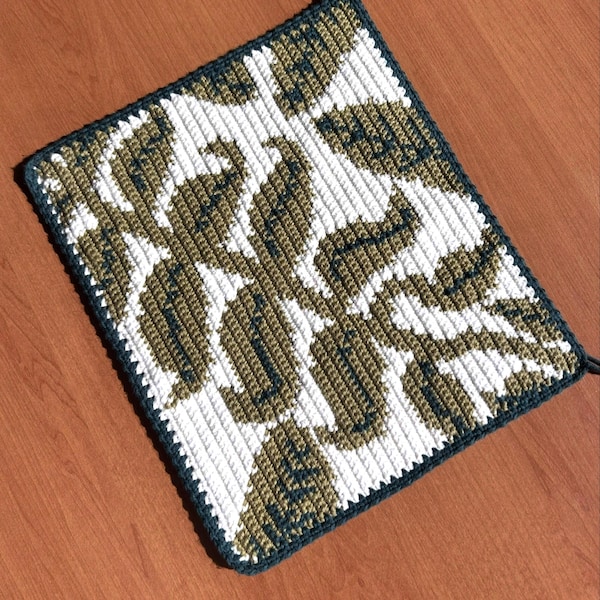 Crochet Pattern | Tapestry Crochet Pattern | Leaf Me Alone Crochet ...