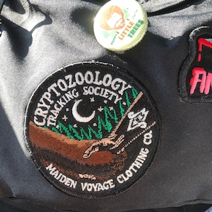 Friends of Cryptid Wildlife Patch Cryptozoology Tracking Society Glow ...