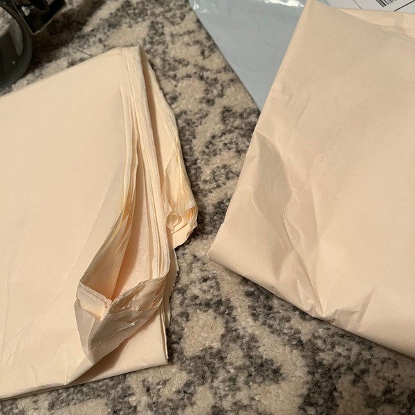 Ivory Tissue Paper 48 Sheets / Bulk Tissue Paper / Tissue Paper Sheets ...