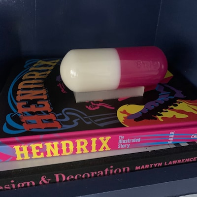 Pop-art 6 Inch Resin Pill Custom Pill Pharmacy Handmade Art Pill ...