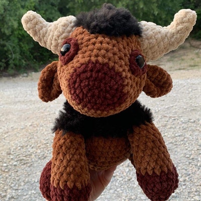 Bison, Bison Crochet Pattern, Crochet, Pattern, Bison Tutorial ...