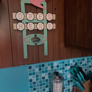 Atomic Diner Sign Flying V With Atomic Starburst Wall Hanging Diner ...