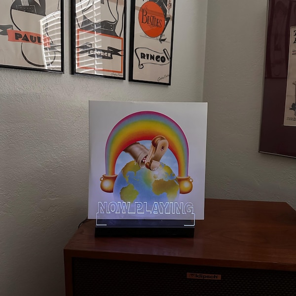 Now Playing Record Holder Stand Gift,now Spinning Vinyl Record Display ...