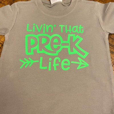 Livin That Pre K Life Svg, Livin That Prek Life Svg, Pre K Svg, Prek ...