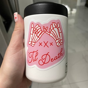 CUSTOM 'til Death Sticker Wedding Favors Takeaways for | Etsy