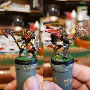 Female Knight Dnd Miniature fighter Miniatures for | Etsy