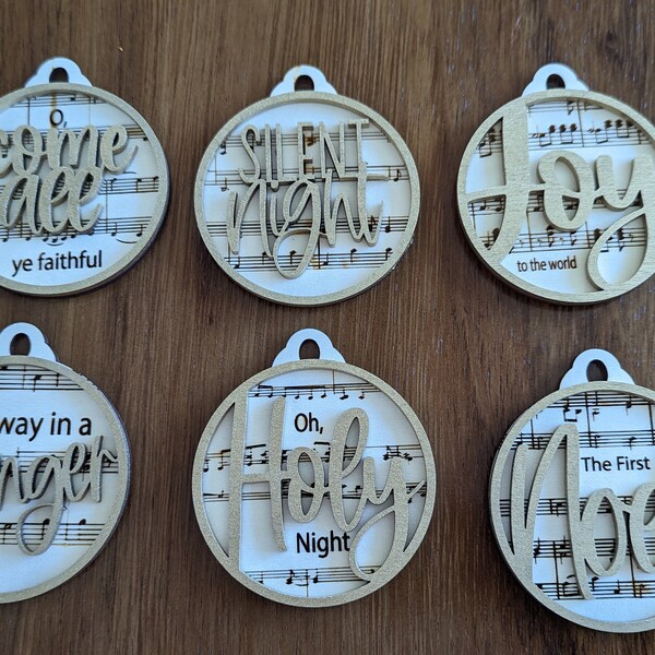 Faith / Christian / Catholic / Religious Tiered Decor / Christmas Hymn ...