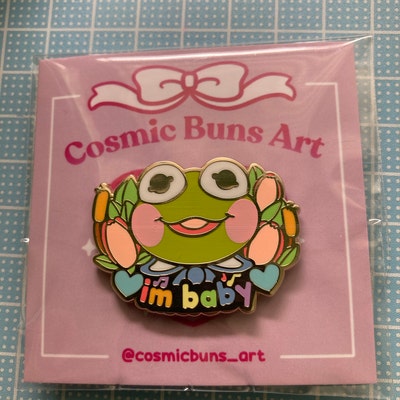 Baby Kermit Enamel Pin Kermie Pin Kawaii Enamel Pin Cute Enamel Pin ...