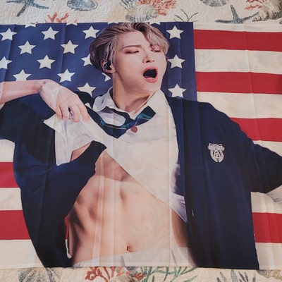 SVT Jun Flag Banner, Seventeen Jun Kpop American Flag Tapestry, Svt Jun ...