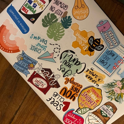 26 Vinyl Self Love Stickers, Positive Stickers, Waterproof Reusable ...