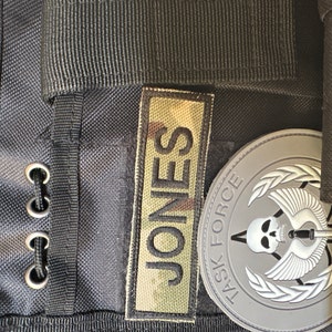 Custom Multicam Army Name Patch Personalised - Etsy