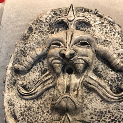 Lockinside Medieval Demon Wall Plaque Horned Gothic Beast - Etsy