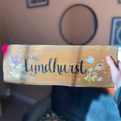 Custom Made Cottage House Name/house Number Wooden Plaques and Signs ...